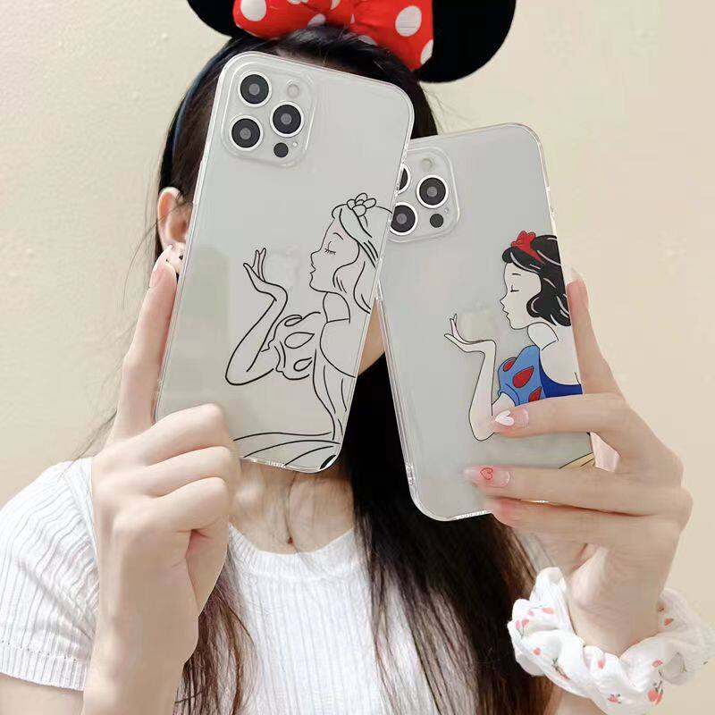 เจ้าหญิงกรณีโทรศัพท์สำหรับ iPhone 11 1213 Pro Max XS Max 11 12 13 XR 7 ...