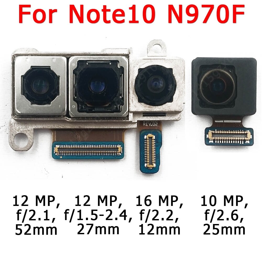 กล้องหน้าหลังของแท้คุณภาพสูงสำหรับ Samsung Galaxy Note 10 Plus Lite 9 8 ...