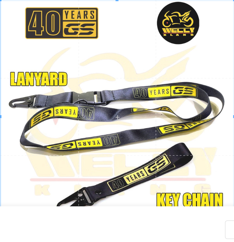 BMW GSA 40 YEARS ANIVERSARY GS BMW LANYARD , KEYCHAIN, STICKER | Lazada