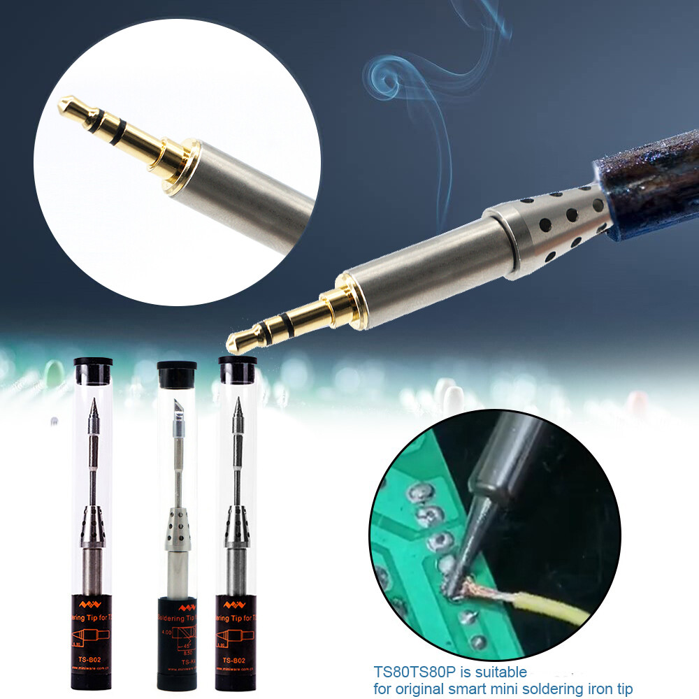 Minidso หัวแร้งบัดกรี TS TS80/TS80P,อะไหล่หัวบัดกรีให้ความร้อนภายใน ...