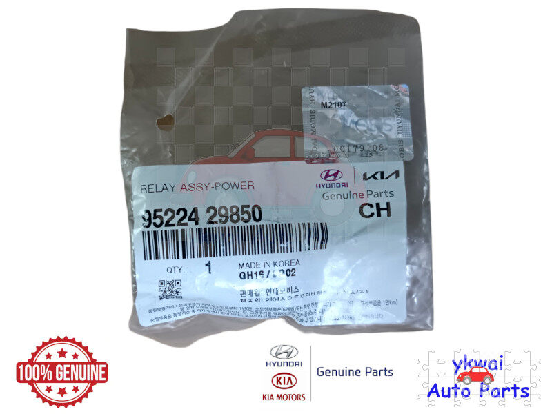 Genuine Hyundai Power Relay ASSY - 95224-29850 (4PIN) | Lazada