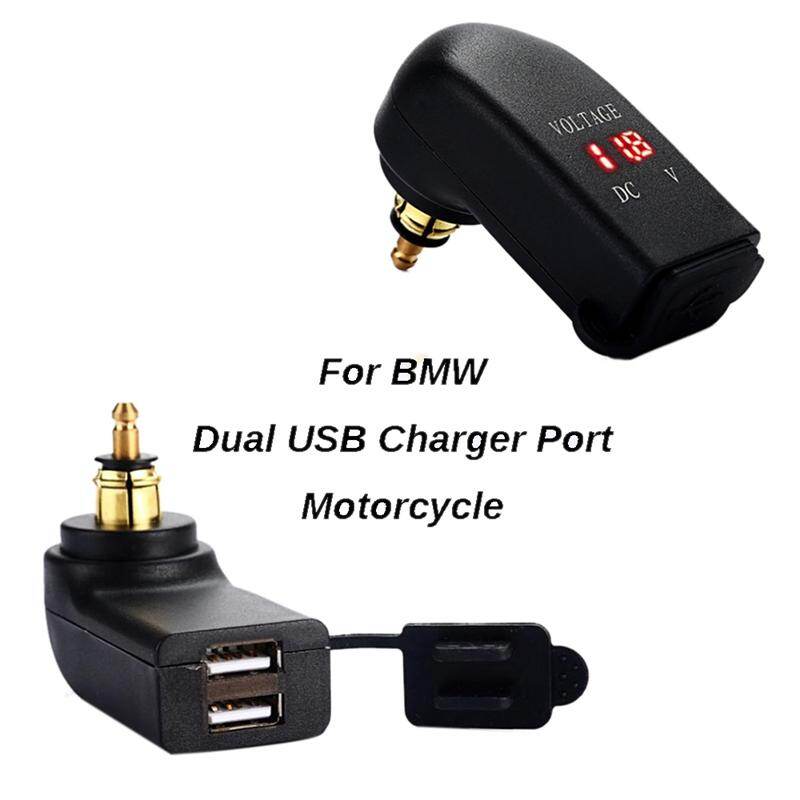 Motorcycle Dual USB Charger Power Adapter Socket For-BMW F800GS F650GS ...