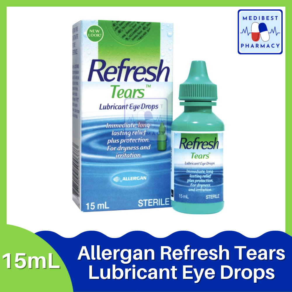 [EXP 02/2024] Allergan Refresh Tears Lubricant Eye Drops 15mL | Lazada