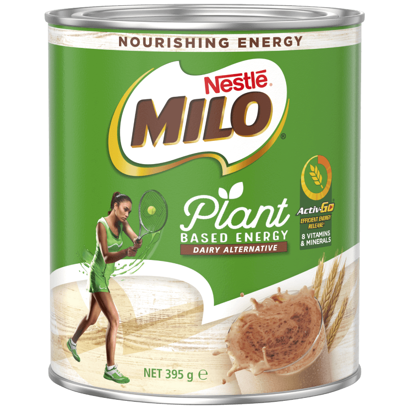 Australia's Nestle Milo Activ-Go Plant Based Choc-Malt Powder 395g ...