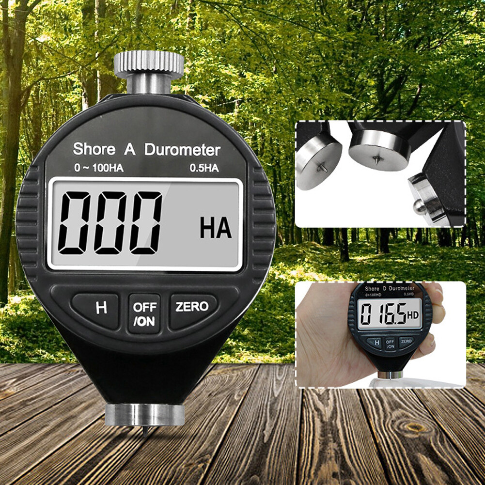 Hardness Tester Tire Plastics Rubber Hardness Test Tool Digital ...
