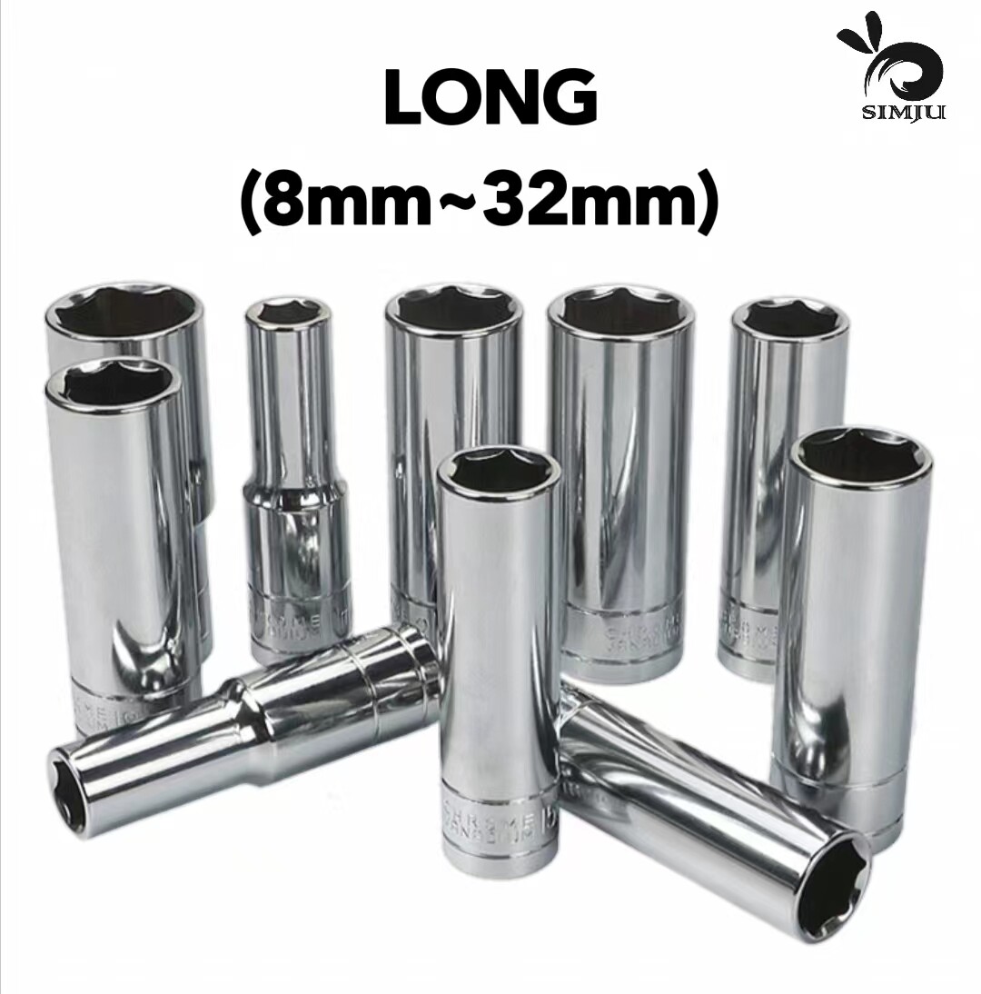 CRV 1/2" (8mm-32mm) Electric Impact Wrench Hex Socket Head Adaptor ...