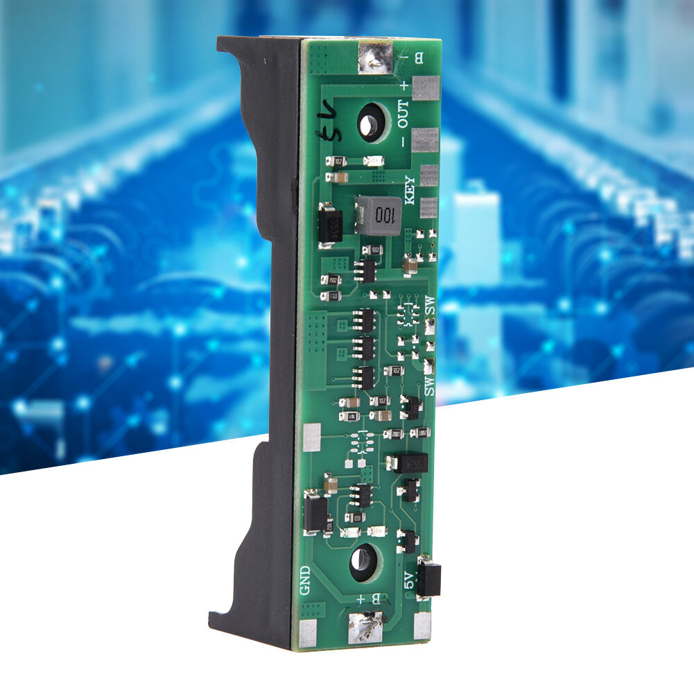 5V UPS 18650 Lithium Battery Boost Step Up Charging Module with ...