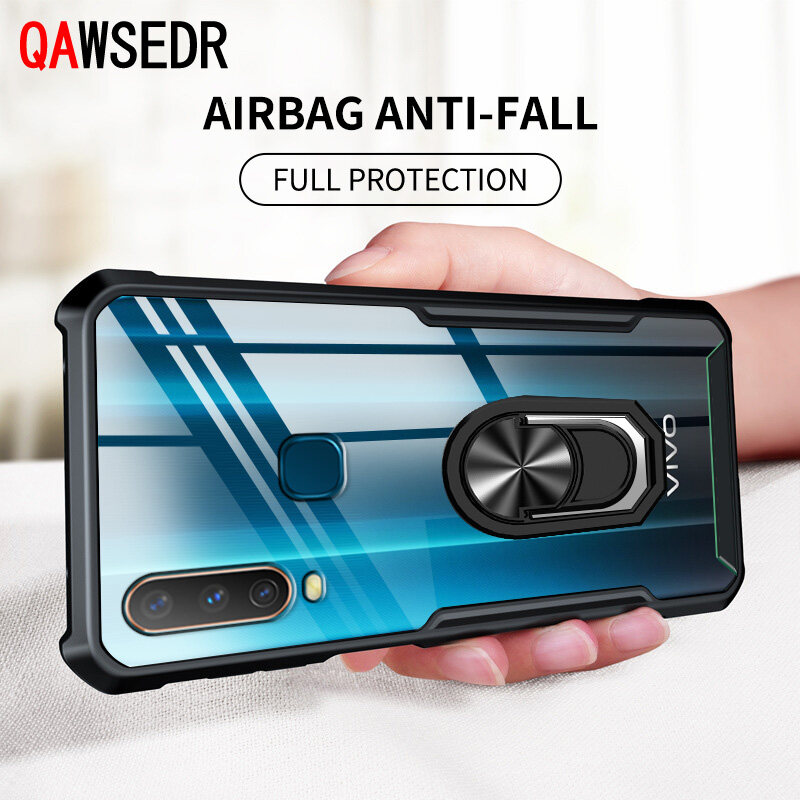 QAWSEDR สำหรับ VIVO Y11 Y12 Y15 Y17 Y19 Y3S ผู้ถือแหวน Anti-Fall กัน ...