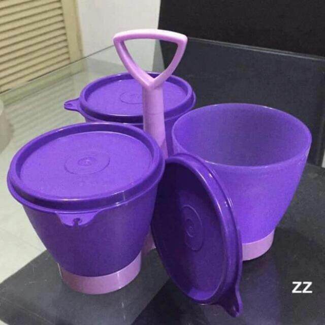 Tupperware Condimate Set - Purple | Lazada