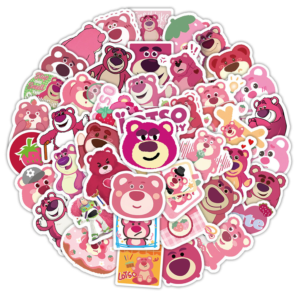 Sticker cute hoạt hình dễ thương, hình dán cute 4 sticker chống thấm ...