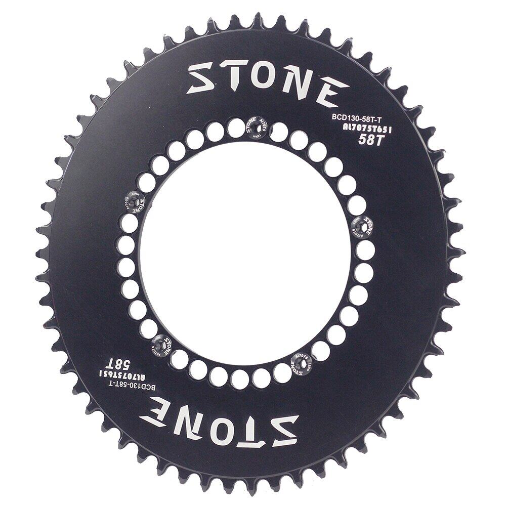 STONE Road Bike CX Cyclocross Oval Chainring BCD 130mm 5 Arms For 5700 ...