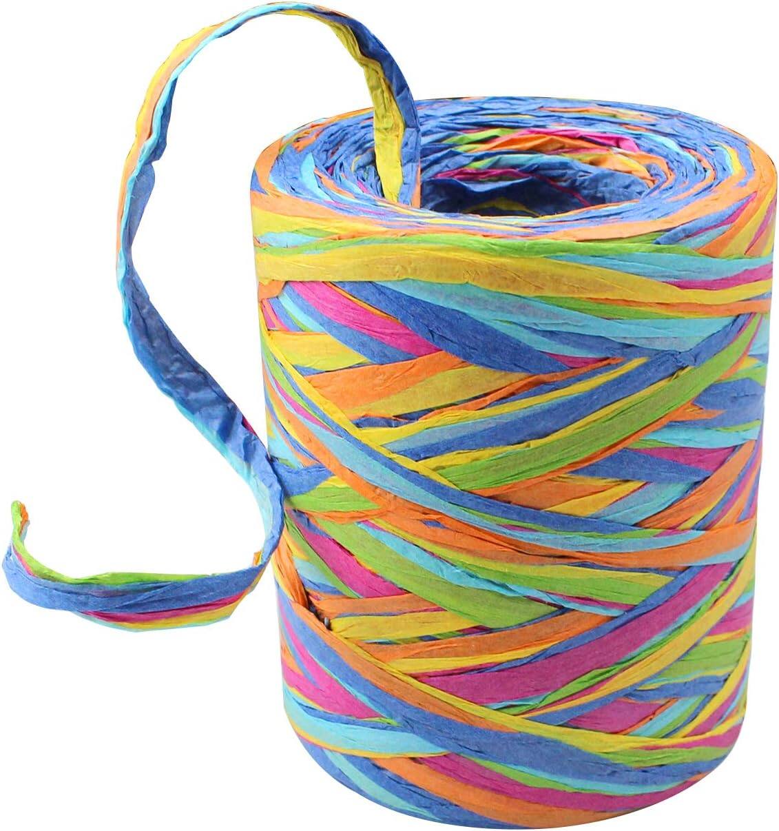Raffia Paper Ribbons Coloured Raffia Paper Ribbon Wrapping Paper ...