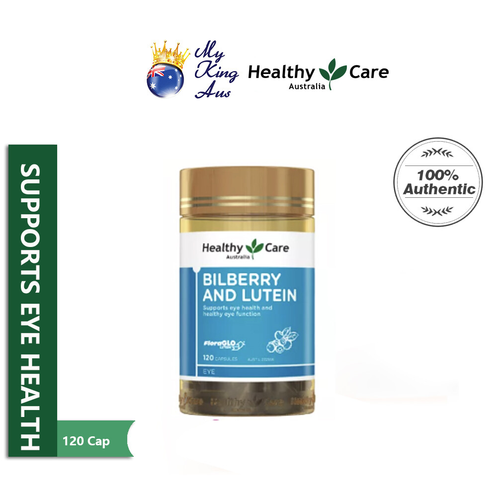 Healthy Care Bilberry & Lutein 120 Capsules for Eye Vision Care [My ...