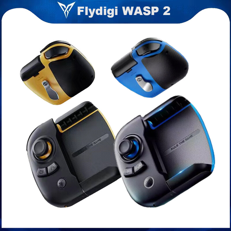 Original Flydigi จอยเกมบลูทูธไร้สายรุ่น Wasp 2 Pro,เกมแพดพร้อมเครื่องควบคุมการหมุนวน6แกนรองรับ ...