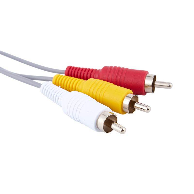 Audio Video AV Composite 3RCA Cable Cord Connector for Nintendo Wii ...