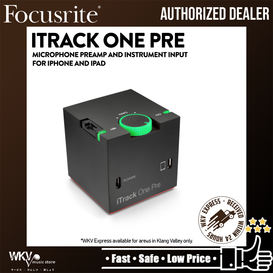 Focusrite iTrack One Pre Microphone Preamp and Instruments Inputs for ...