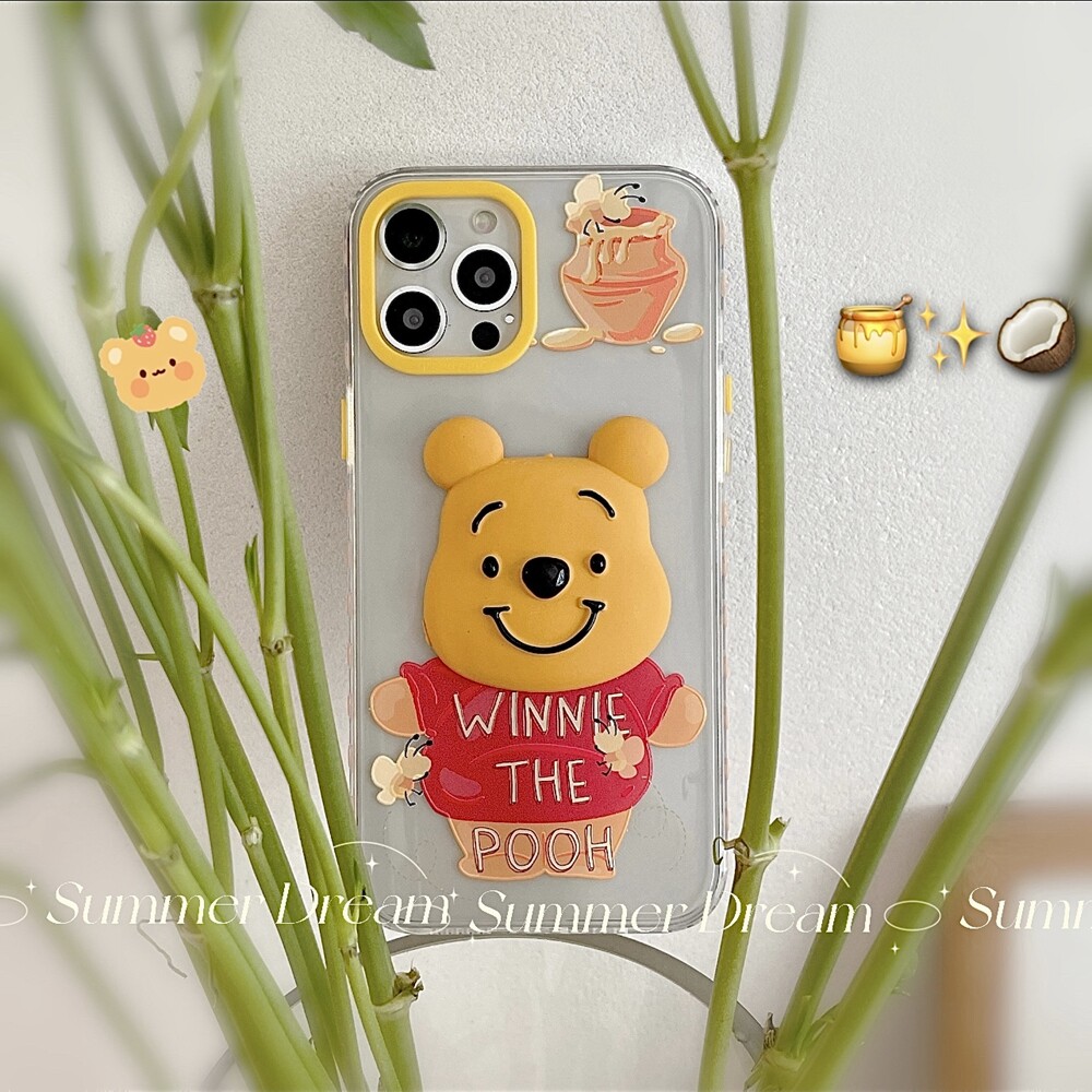 Cartoon Winnie the Pooh Lotso Cell Phone Case for iPhone 12 Pro Max ...