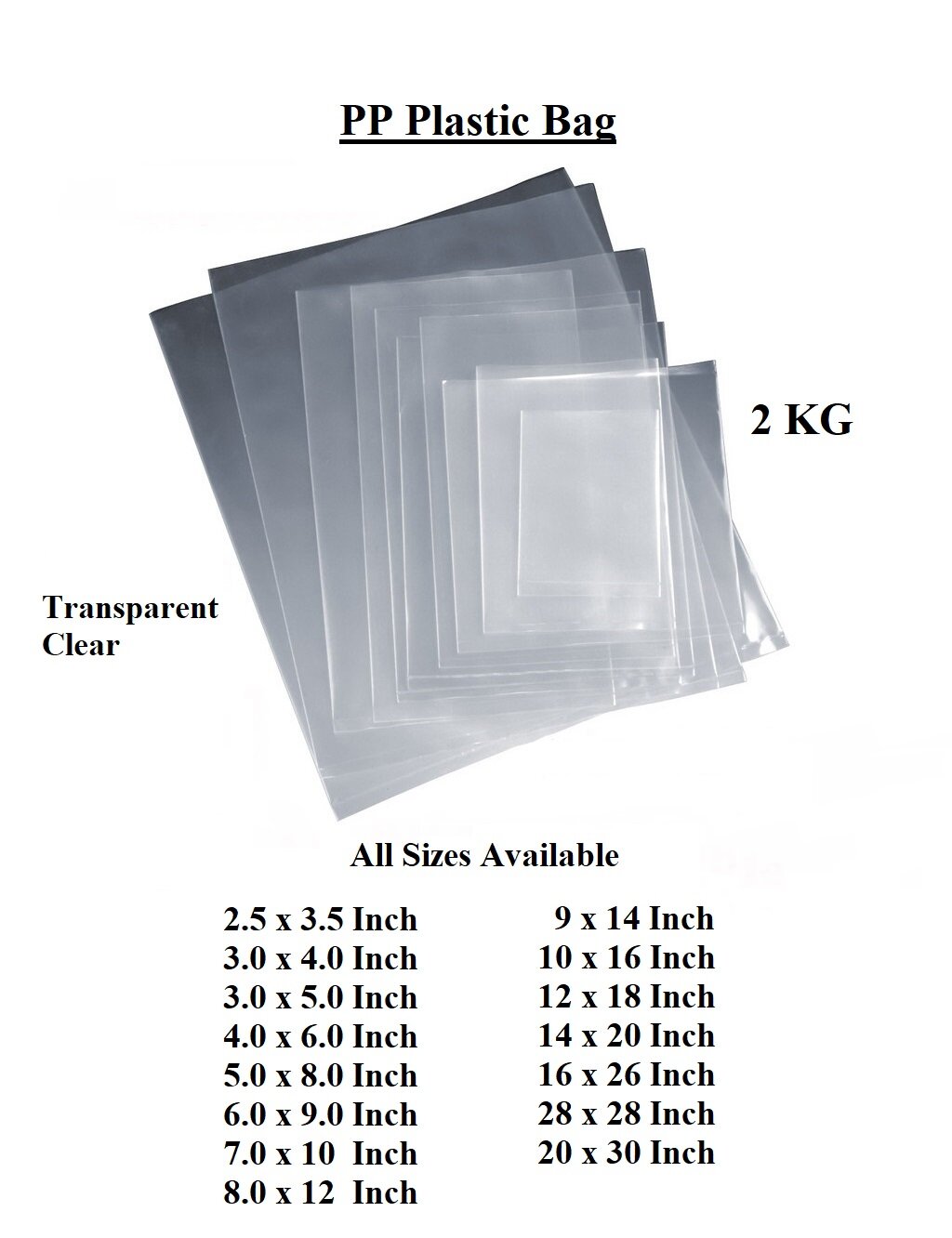PP Clear Plastic Bag Transparent Poly Plastic Bag Beg Plastik PP Clear Plastic Bag Transparent Poly Plastic Bag Beg Plastik