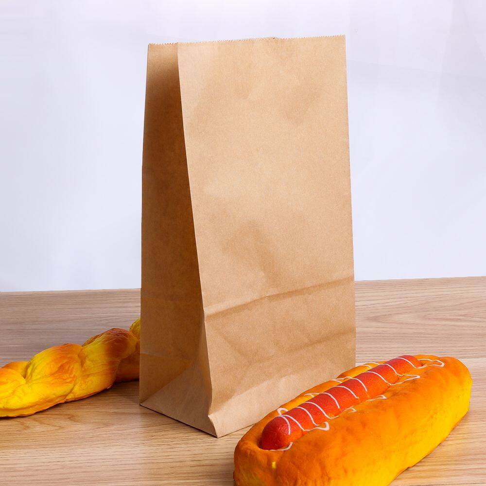 DFGY สีน้ำตาลถุงคราฟท์ขนมปังถุงของขวัญงานแต่งงานของที่ระลึกกระดาษถุง ...