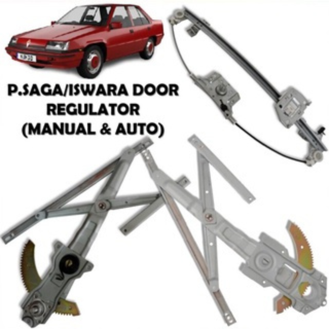 [ MADE IN MALAYSIA ] PROTON SAGA ISWARA AUTO MANUAL REGULATOR DOOR GEAR ...