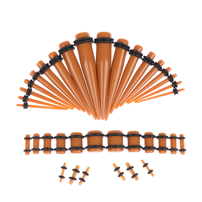YAYA 36Pcs Ear Gauge Taper and Plug Stretching Kit Ear Flesh Tunnel ...