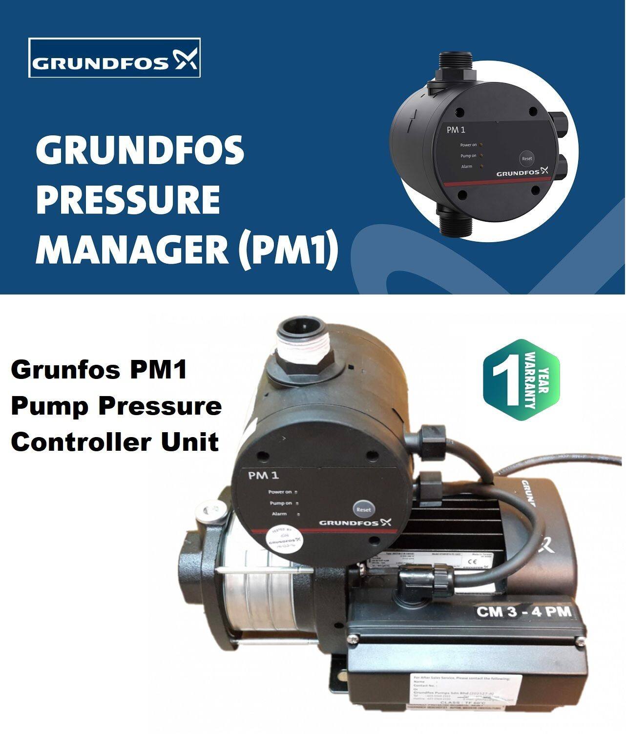 Grundfos PM1 Automatic Start/Stop Pump Pressure Control Unit | Lazada