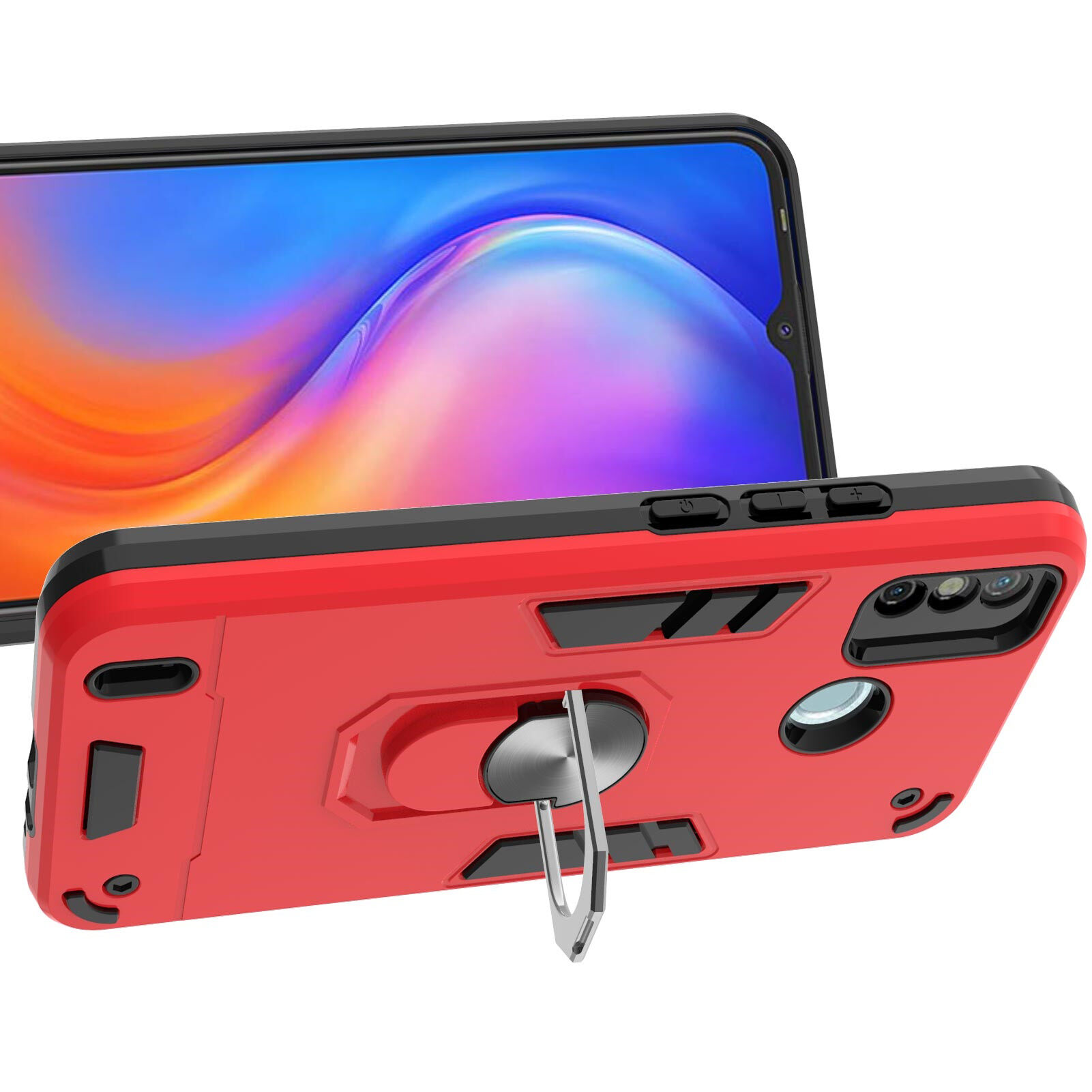 Alexus ออกแบบสำหรับ Tecno Spark 6 Go Case (6.52 "),ฮาร์ดพีซีกันกระแทกเค ...