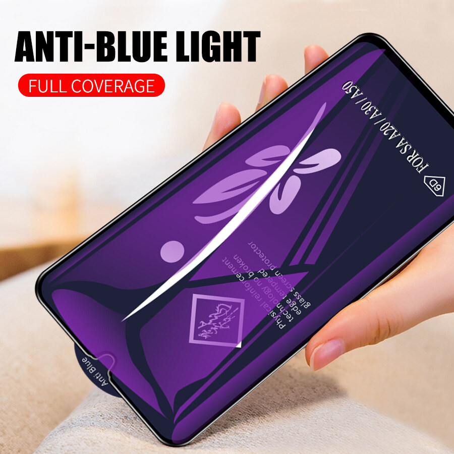 6D Best Full Coverage Anti UV Blue Light Tempered Glass For Samsung Galaxy Note 10 Lite A10s ...
