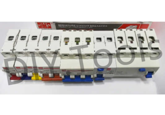 DIY.Tools 63A Miniature Circuit Breaker [SIRIM] Single/ Three Phase UMS ELCB 电表断路器 Pemutus Litar ...