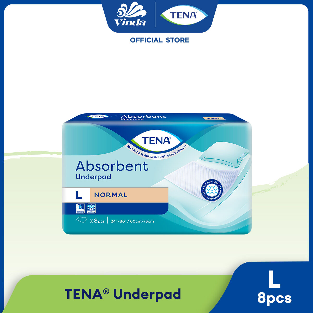 TENA Underpad Large 8S | Lazada