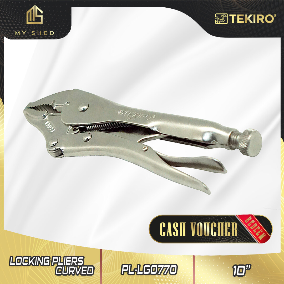 TEKIRO Locking Plier Curve Jaw 10” Tang Buaya Bengkok ( PL-LG0770 ...