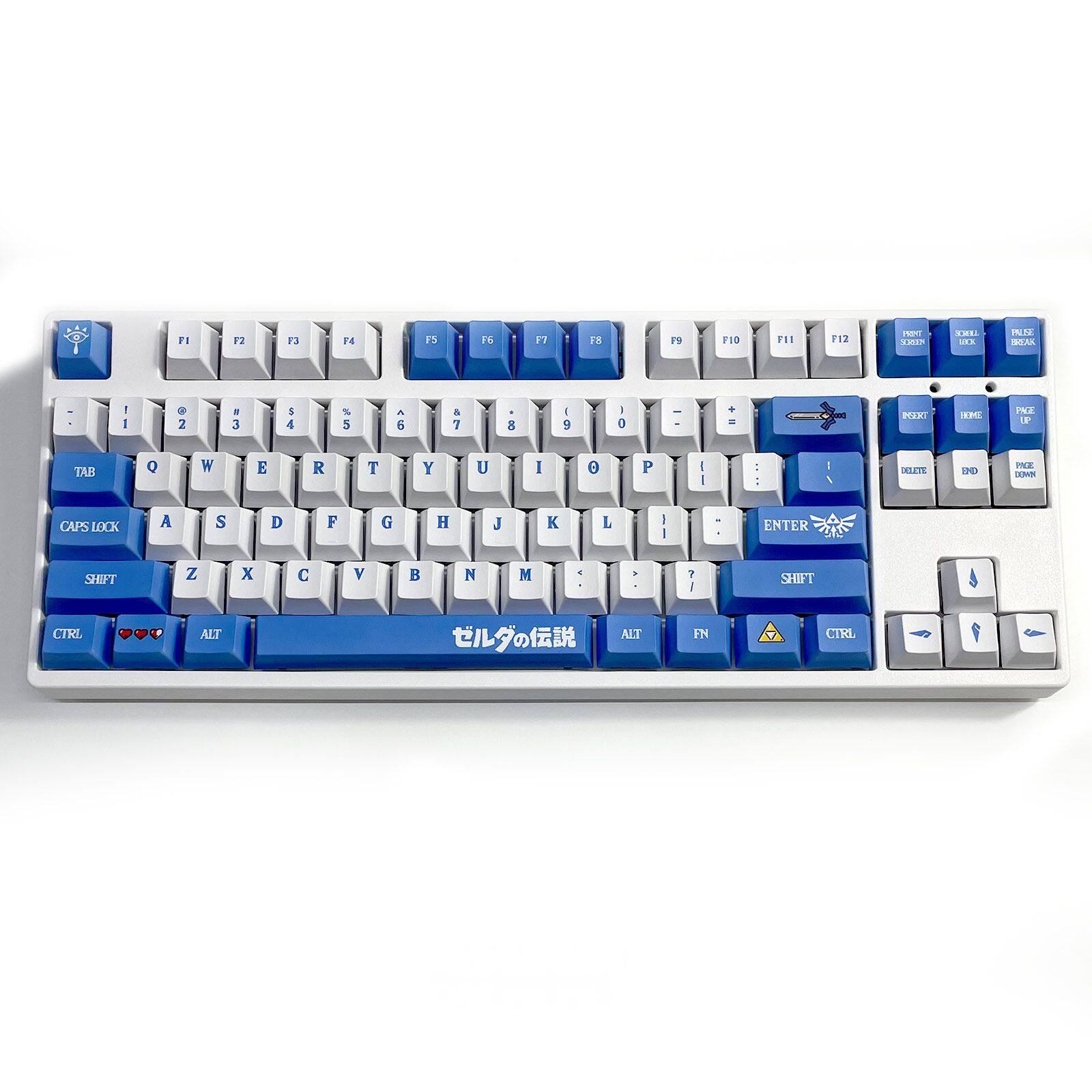 【Keycap Only】The Legend of Zelda Theme Keycap 108 Keys OEM Profile PBT ...