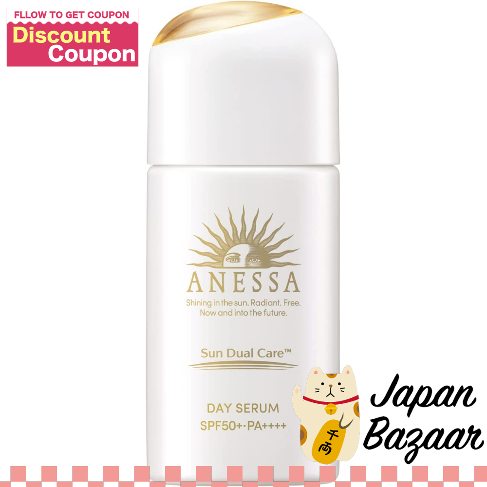 Anessa Day Serum Sunscreen for morning and daytime (serum/cream/milky lotion) fresh floral scent ...