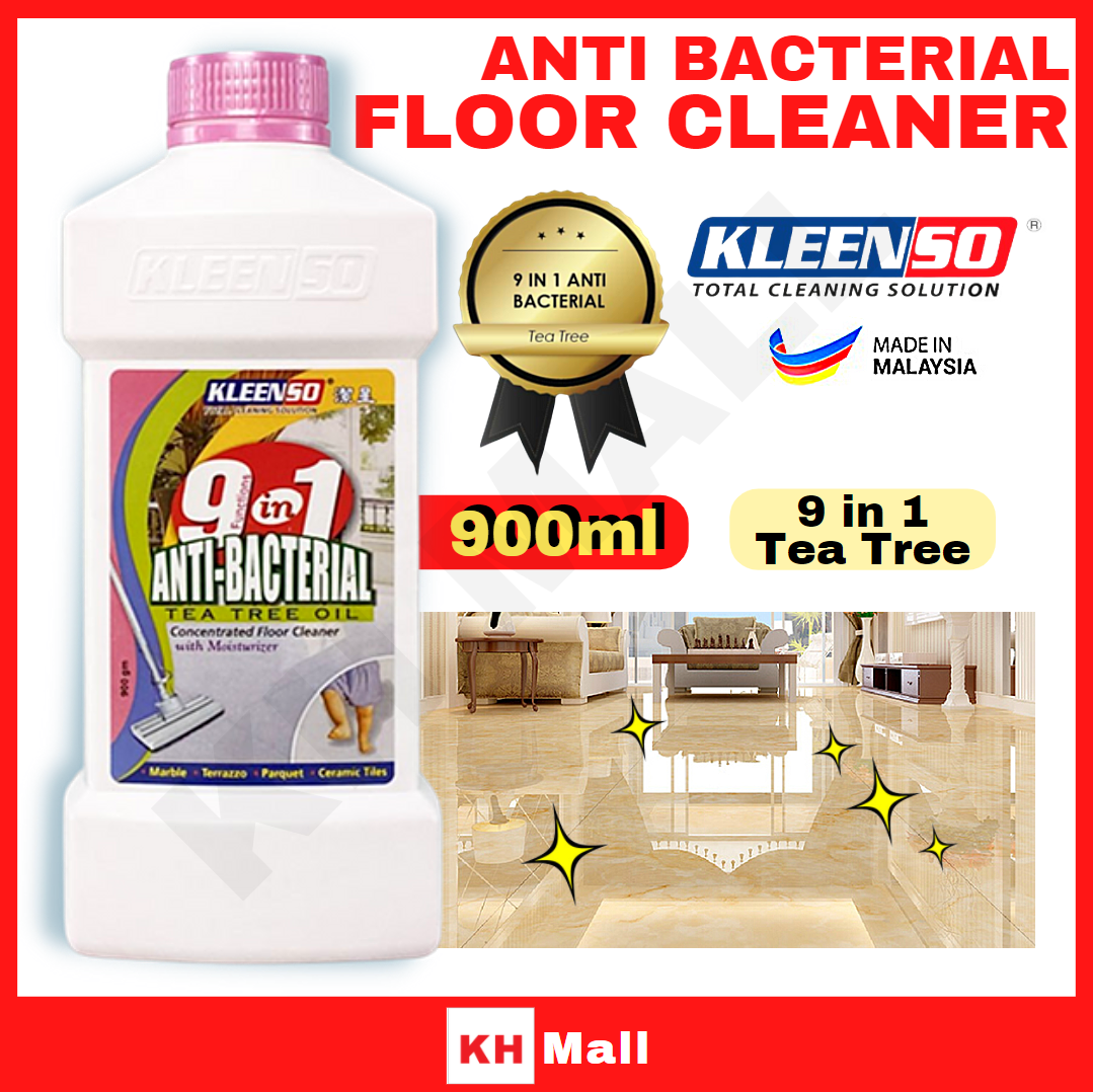 KLEENSO Anti Bacterial Floor Cleaner 9 in 1 Tea Tree Oil (900ml) | Lazada