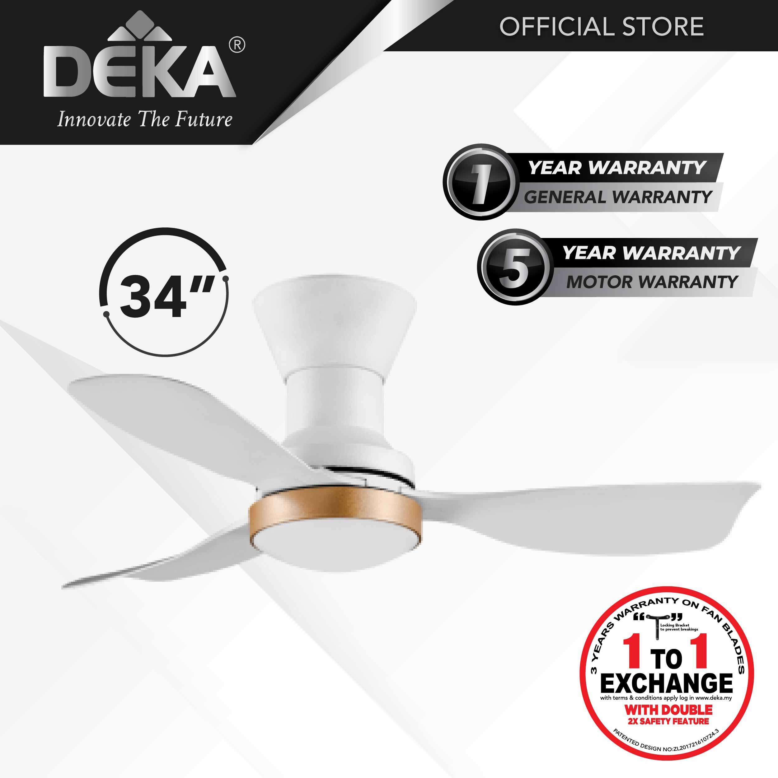 Deka Concept Series DC Motor Ceiling Fan | 56 Inch & 42 Inch CONCEPT 1 ...