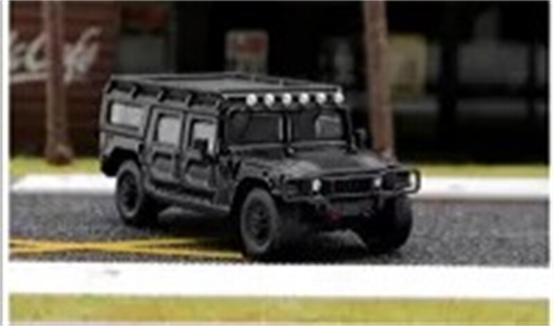 Master 1:64 Hummer H1 Military Edition/civilian Version Diecast Model ...