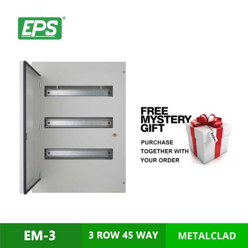 Eps Em 3 3row 45way Metal Clad Enclose Db Box Free T Lazada