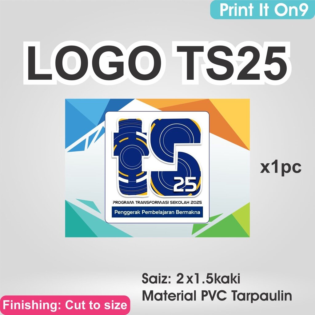 Banner TS25 Logo & Konsep Program Transformasi Sekolah | Lazada