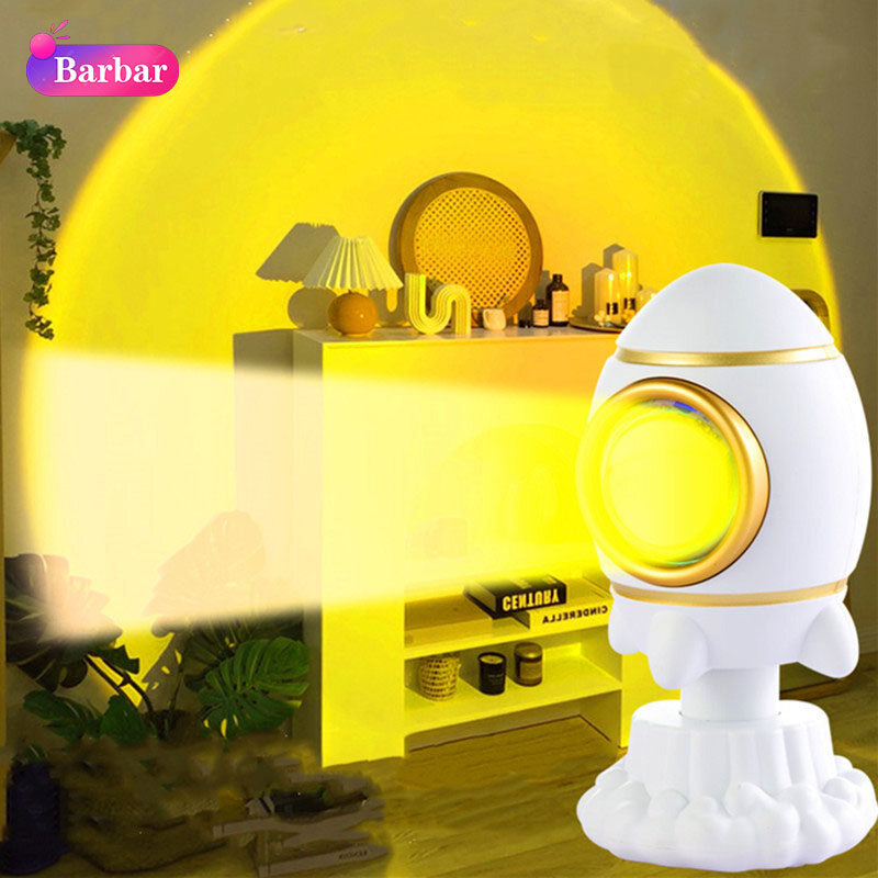 Bbr Sunset Lamp Projection Rainbow Projector Lamp Romantic Visual Led ...