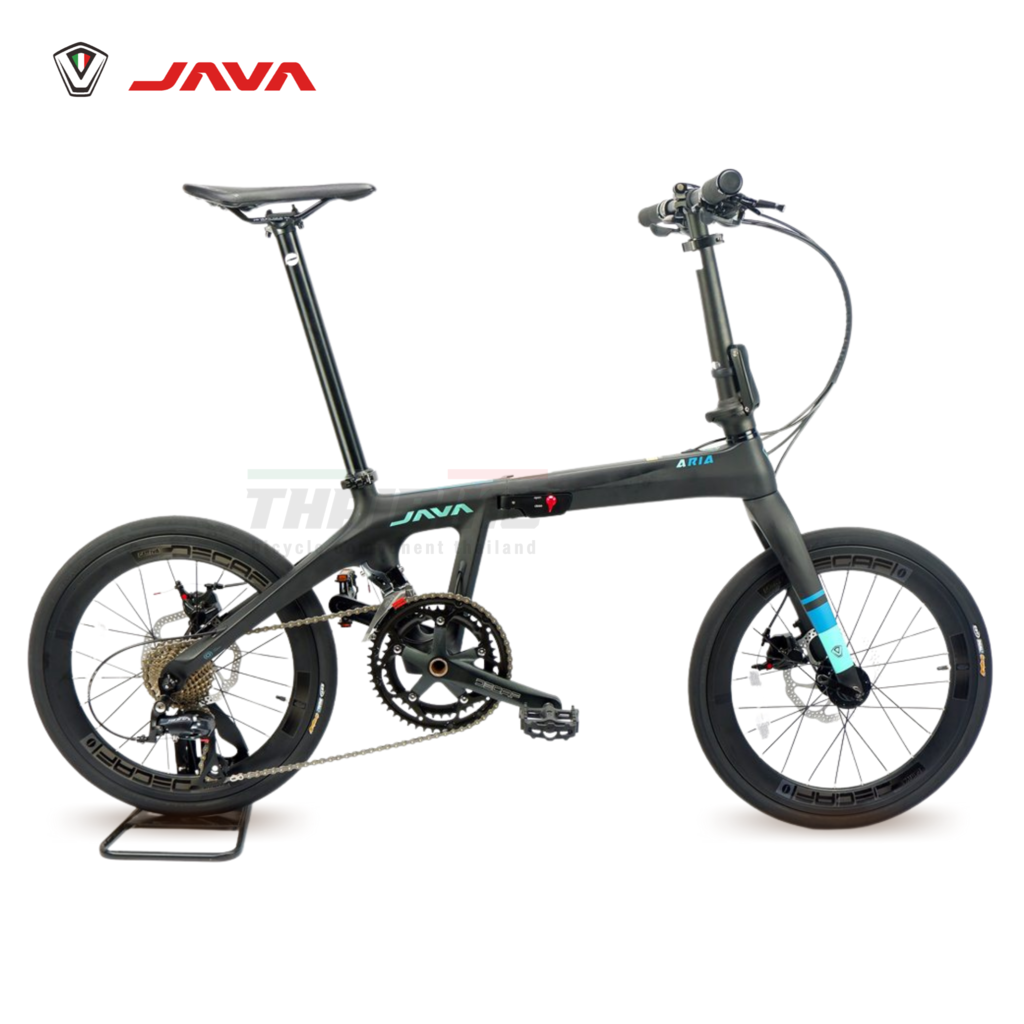 จักรยานพับได้คาร์บอนแท้ JAVA ARiA 18sp น้ำหนักเบา พับได้ Full Carbon FoldingBike | Lazada.co.th