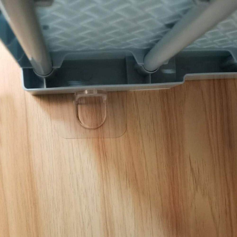 Perforation-free wardrobe layered partitions sticking hooks support ...