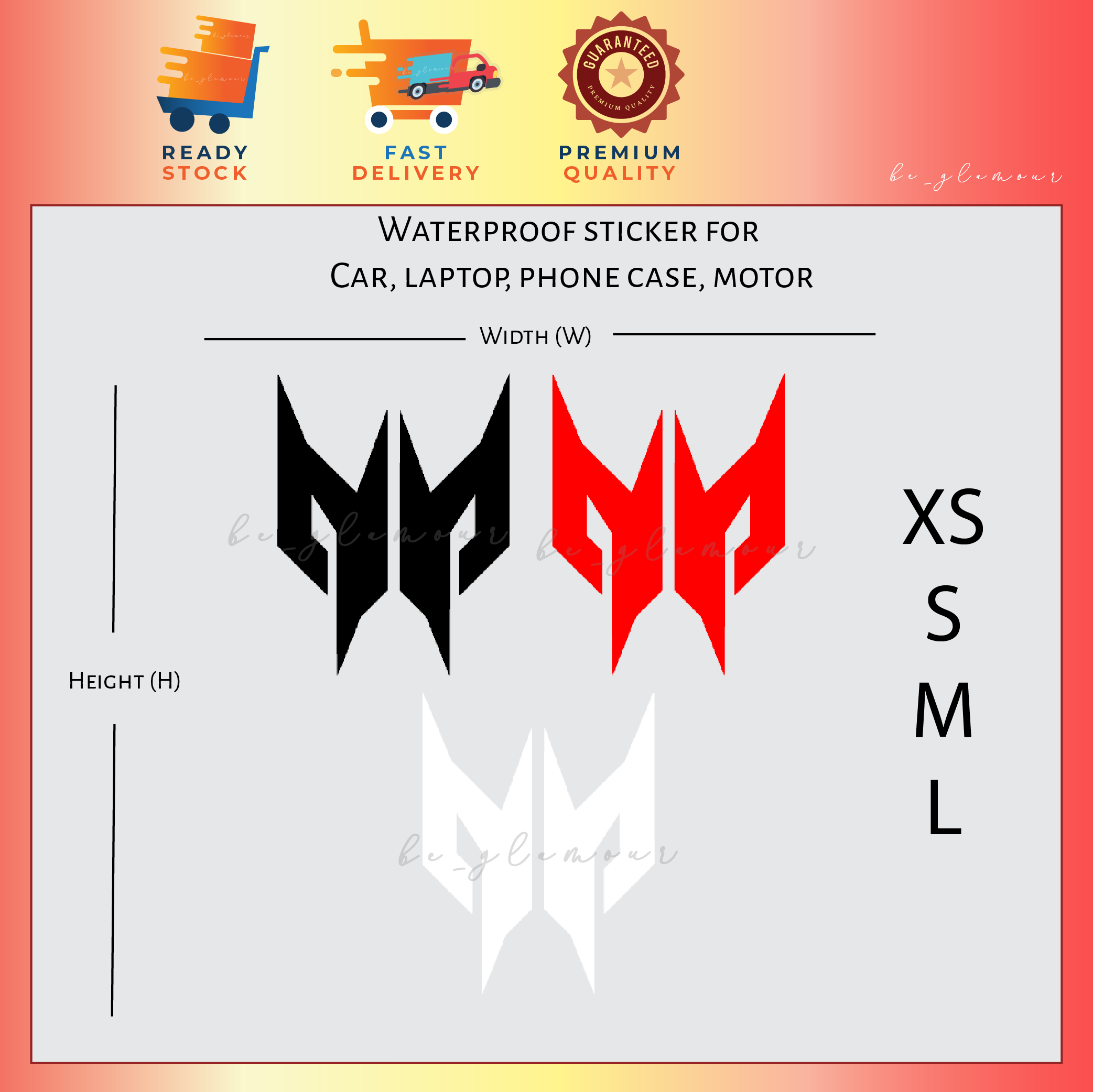 Acer Predator sticker reflective stiker gaming laptop desktop car ...