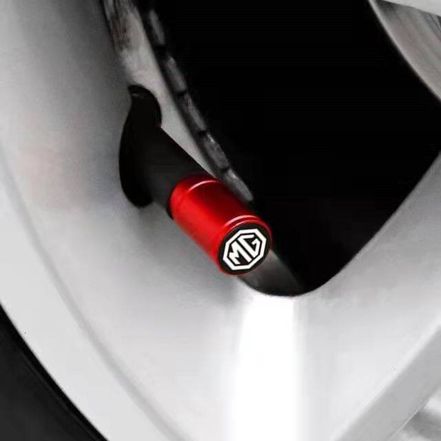 4 Pieces Metal Car Tire Valve Caps For MG 3 5 6 MG HS ZS GS 5 6 TF ZR ...