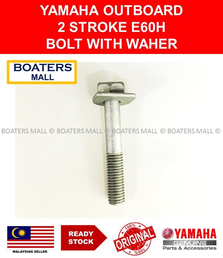YAMAHA OUTBOARD 90119-08M13 BOLT WITH WASHER 2 STROKE E60H 100% ...
