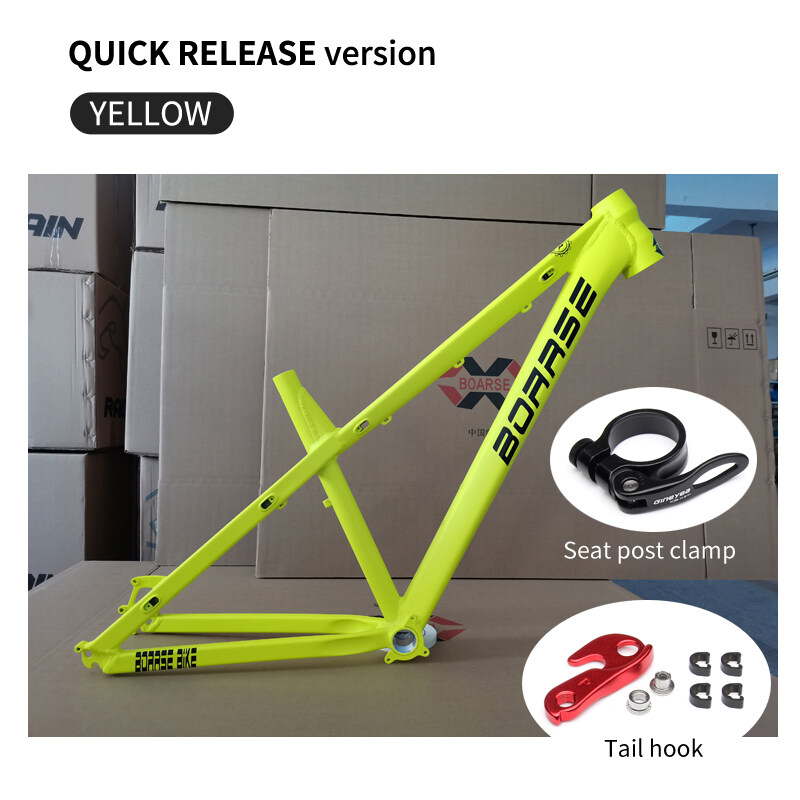 BOARSE 2023 Hard Tail Frame Quick Release AM MTB Mountain Bike Frame 26 ...