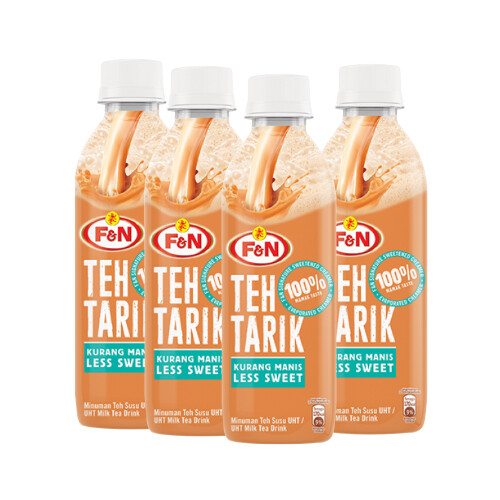 F&N Teh Tarik 270ml Less Sweet X4 | Lazada