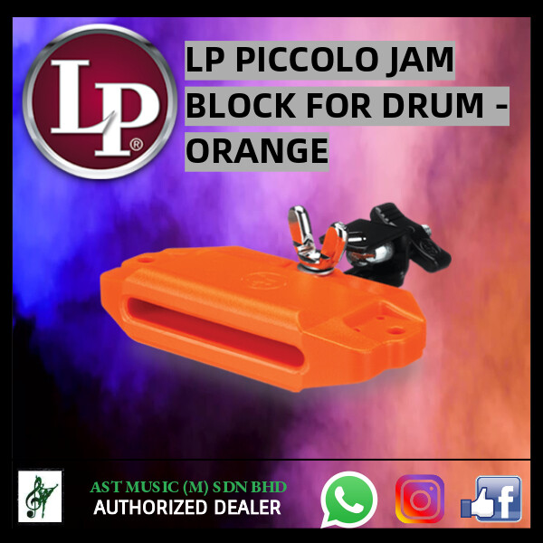 Latin Percussion LP1204 PICCOLO JAM BLOCK FOR DRUM - ORANGE | Lazada