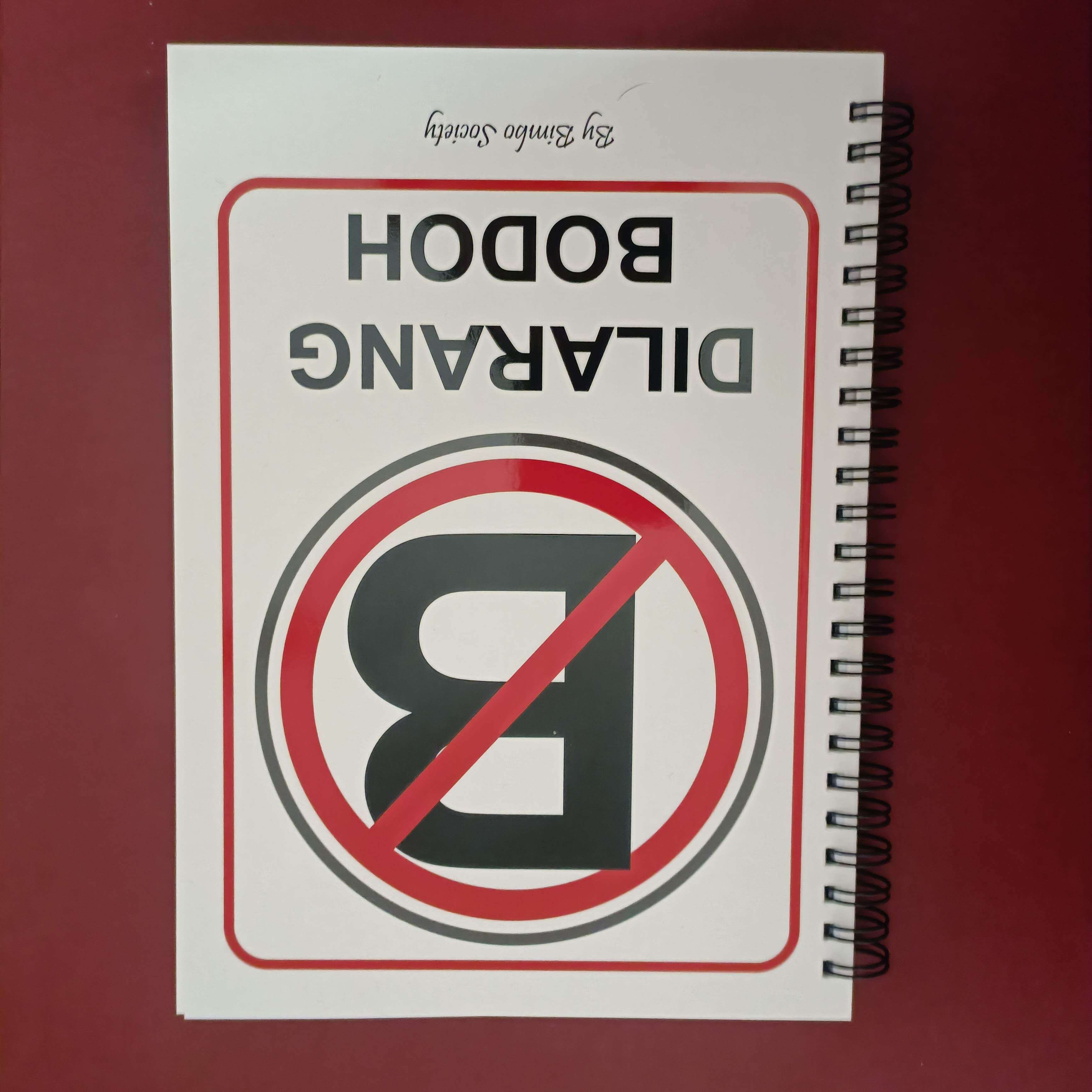 Dilarang Bodoh Notebook By Bimbo Society. | Lazada