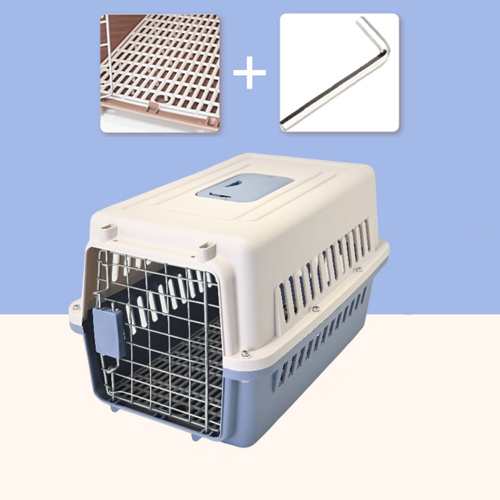 Pet Carrier Cat Cage Dog Portable Cage Pet Air Box Travel Box Hand ...