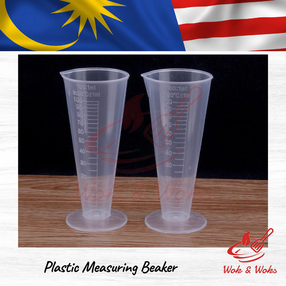 Plastic Measuring Beaker / Bikar Pengukur Plastik (100ml) | Lazada